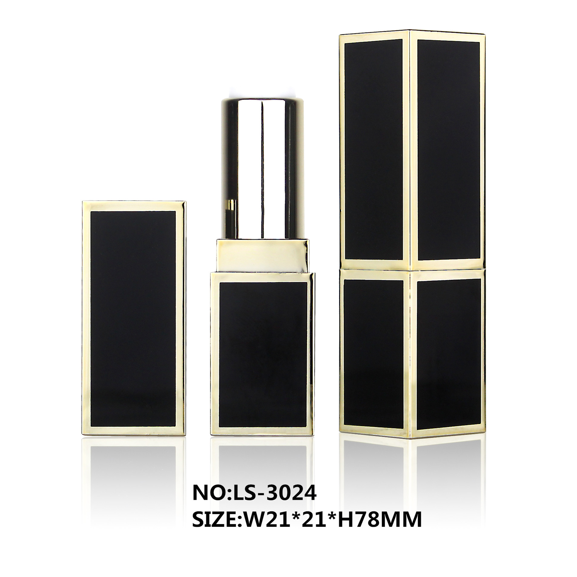 Hot Selling Plastic Square Lipstick Container for Cosmetics Lipstick ...